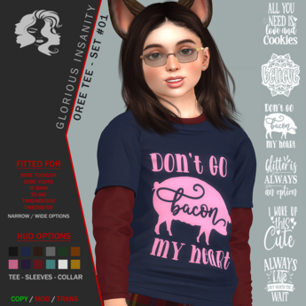 Second Life Marketplace - [ gi ] Oree Tee - Set 01